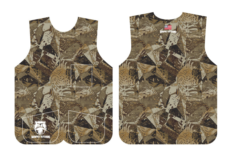 Veil Camo Shred Barepelt Outdoors Vest