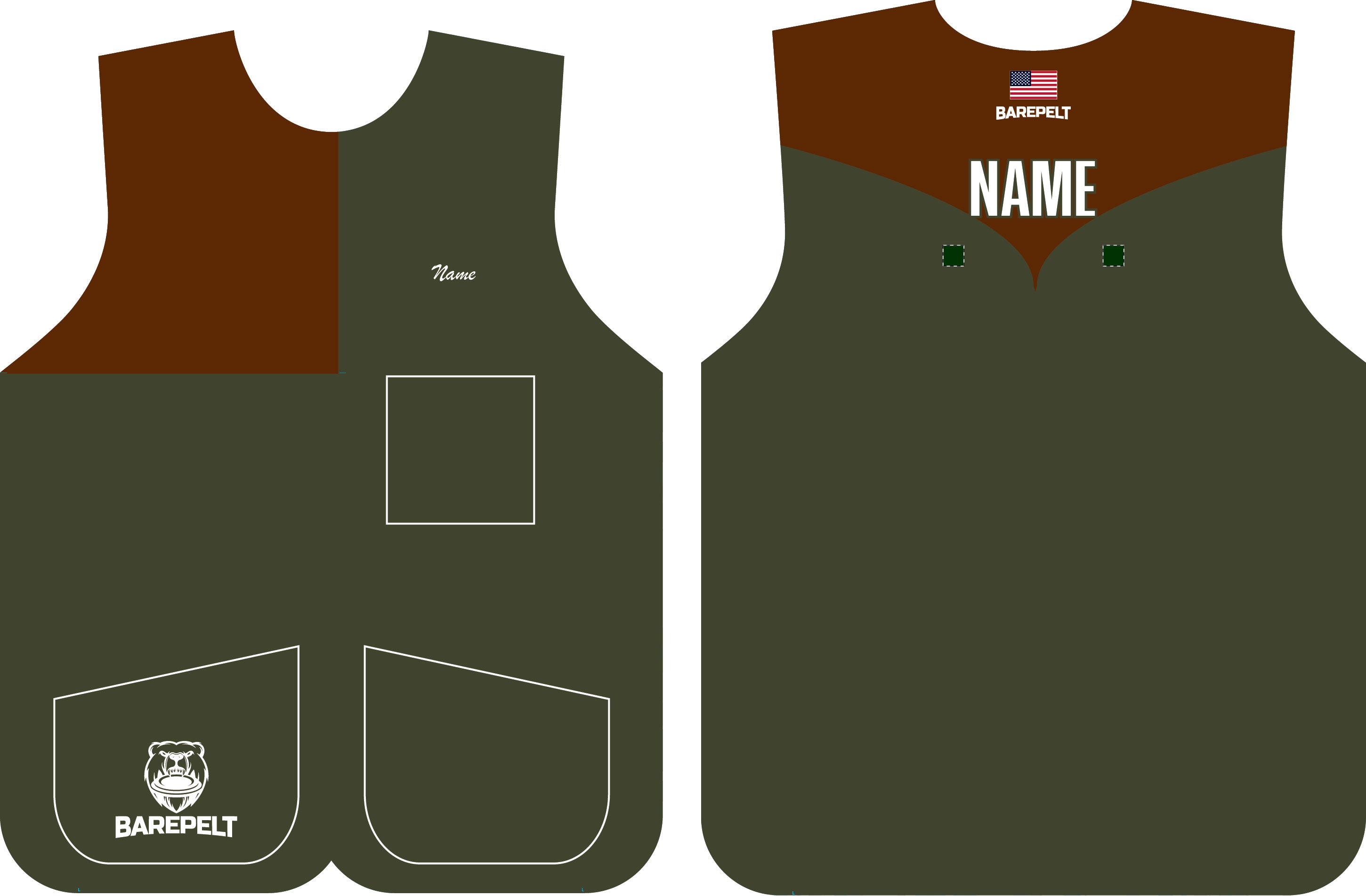 The Traditional Olive Green, Andrea Seefeldt Knight Pro Model Vest ...