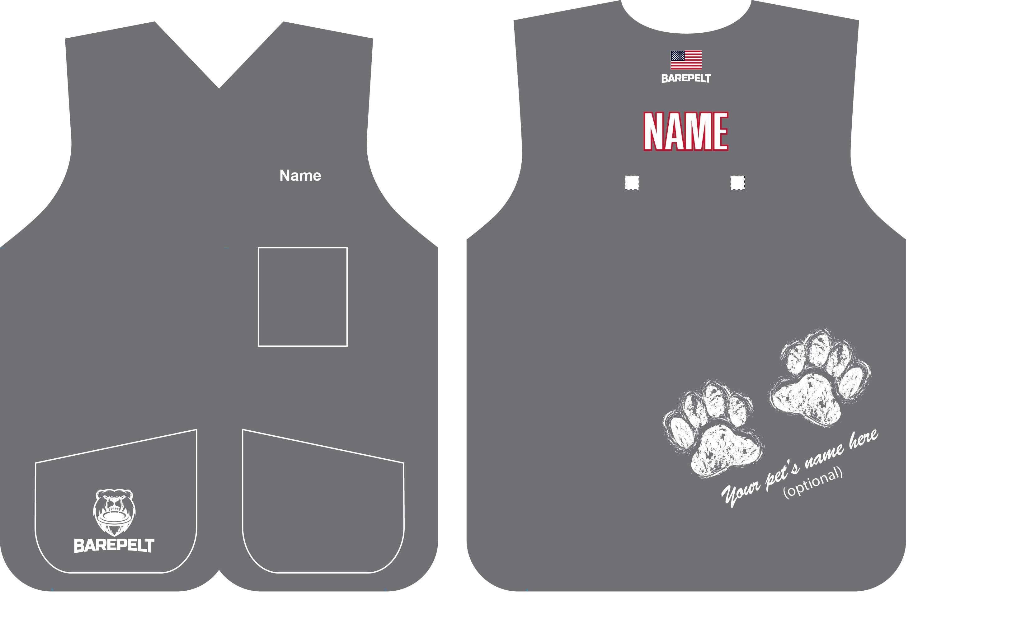 Man's Best Friend The Rodney Disbrow Gray Vest – Barepelt