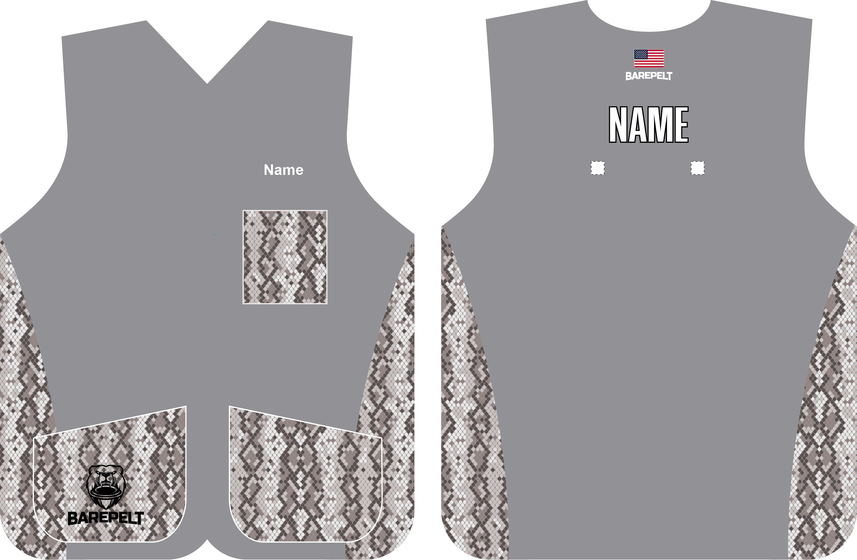 TR3 The Theo Ribbs Pro-Model Gray Vest – Barepelt