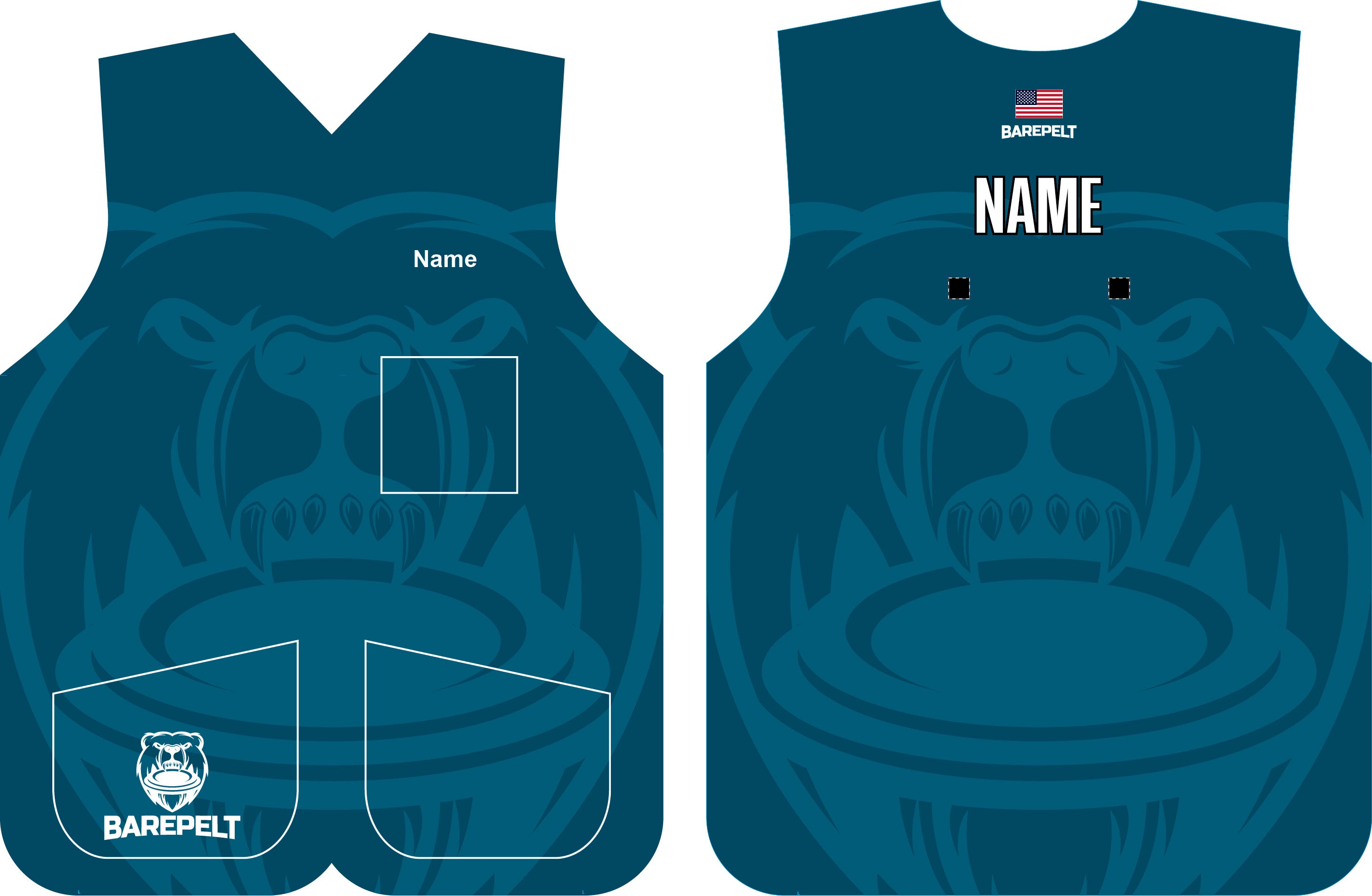 Founder Vest Steel Blue Vest – Barepelt