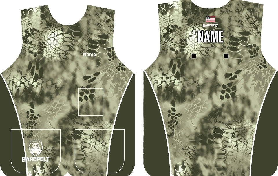 Kryptek Universal Foliage Green with solid outer panels Vest – Barepelt