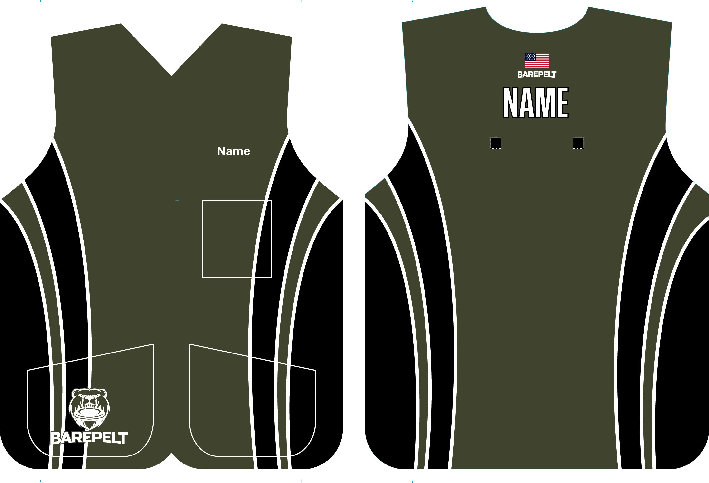 Sport Green Vest – Barepelt