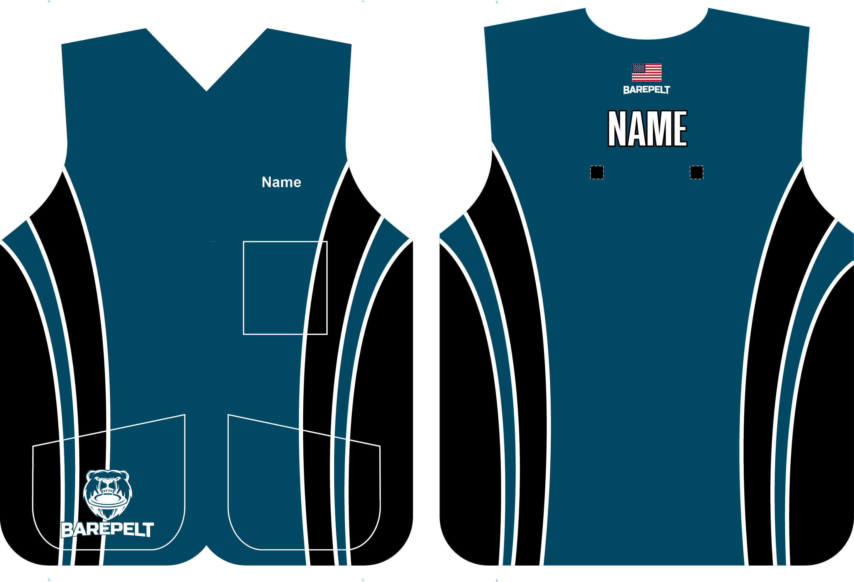 Sport Steel Blue Vest – Barepelt