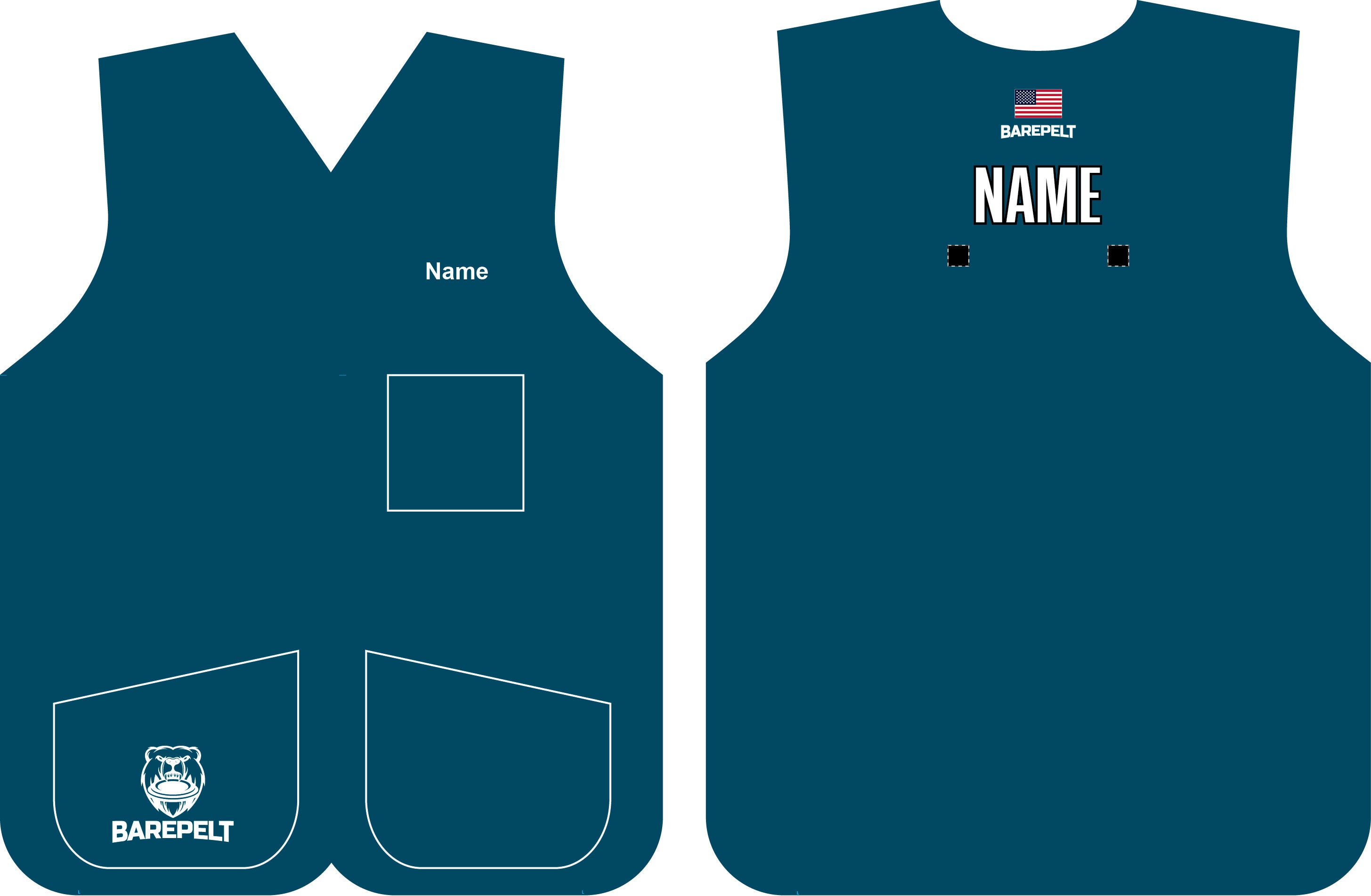 Steel Blue Vest – Barepelt